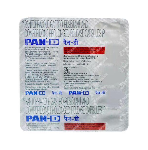 ALKEM PAN D CAPSULE 15 Capsules CosMedPlanet